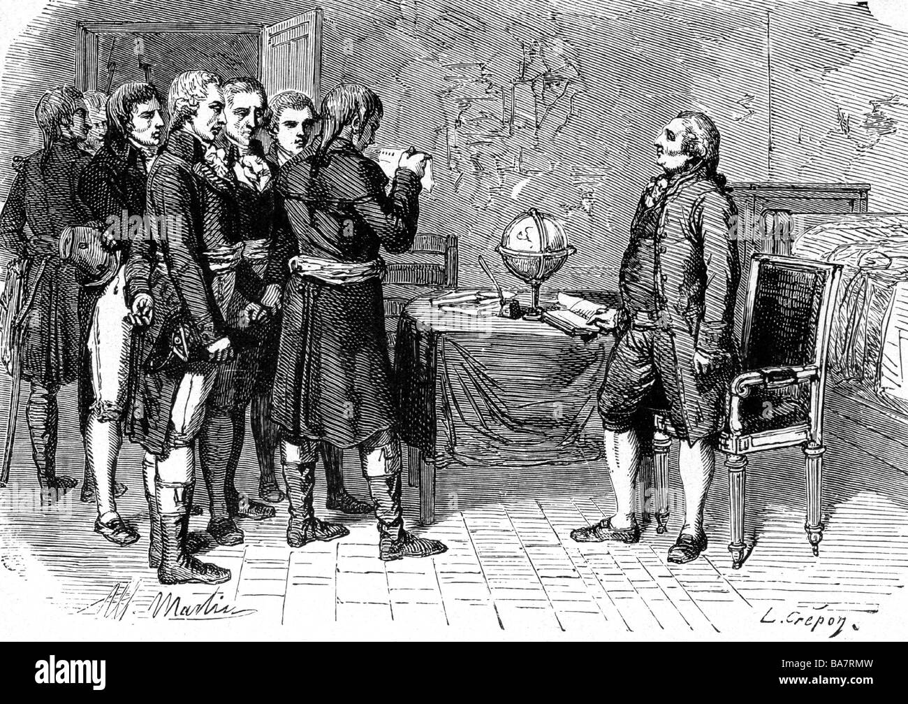 King louis xvi death 1793 hi-res stock photography and images - Alamy