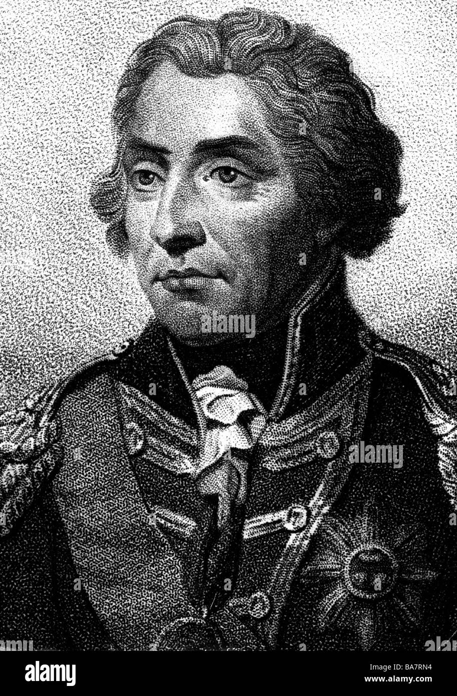 Lord nelson portrait horatio nelson Black and White Stock Photos ...