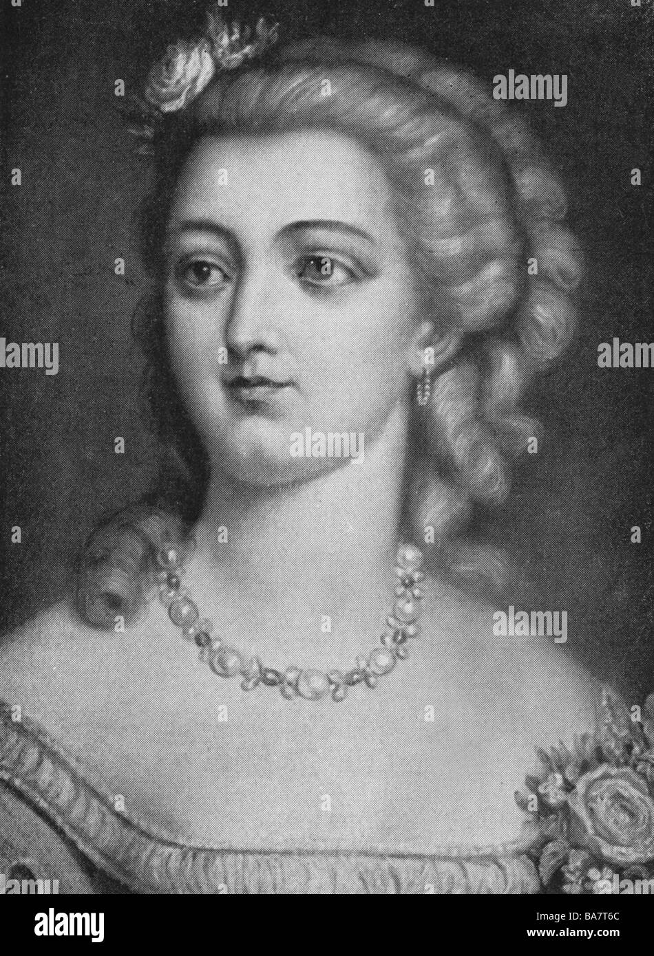 Barry, Marie-Jeanne, Countess du, 19.8.1743 - 8.12.1793, mistress of ...