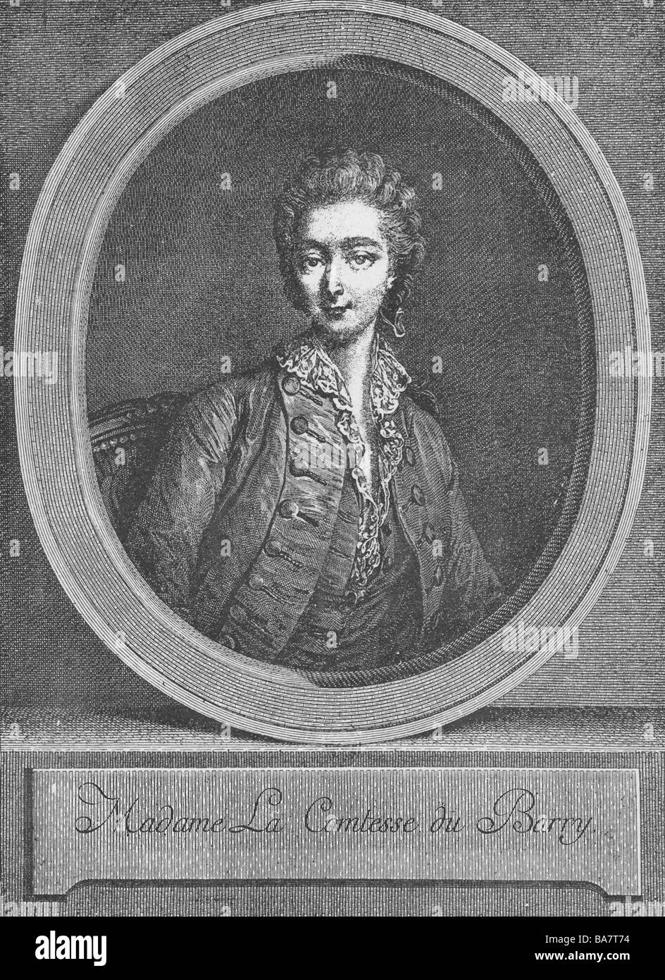 Barry, Marie-Jeanne, Countess du, 19.8.1743 - 8.12.1793, mistress of ...