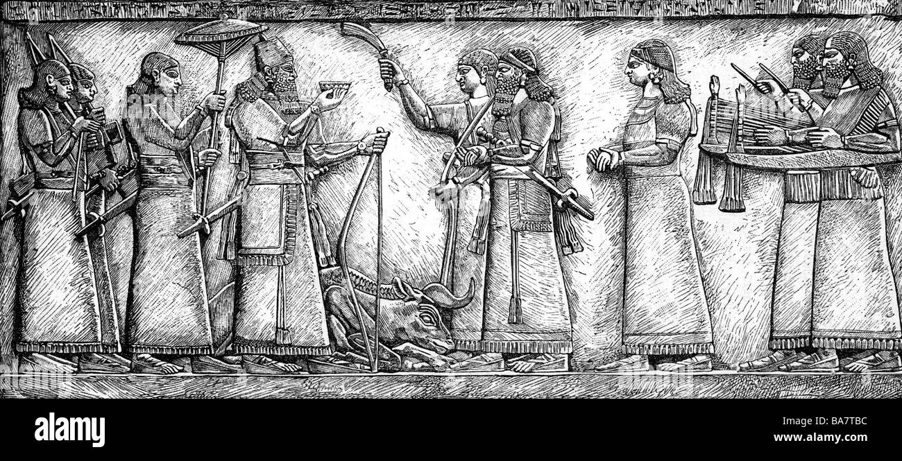 King ashurnasirpal ii hi-res stock photography and images - Alamy