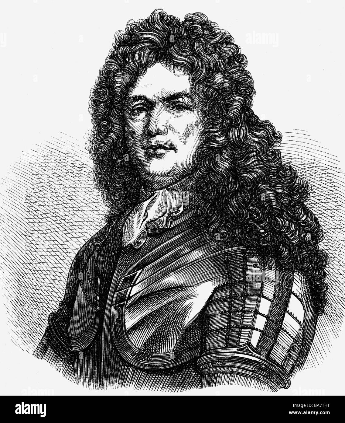 Sebastien de vauban french military engineer Black and White Stock ...