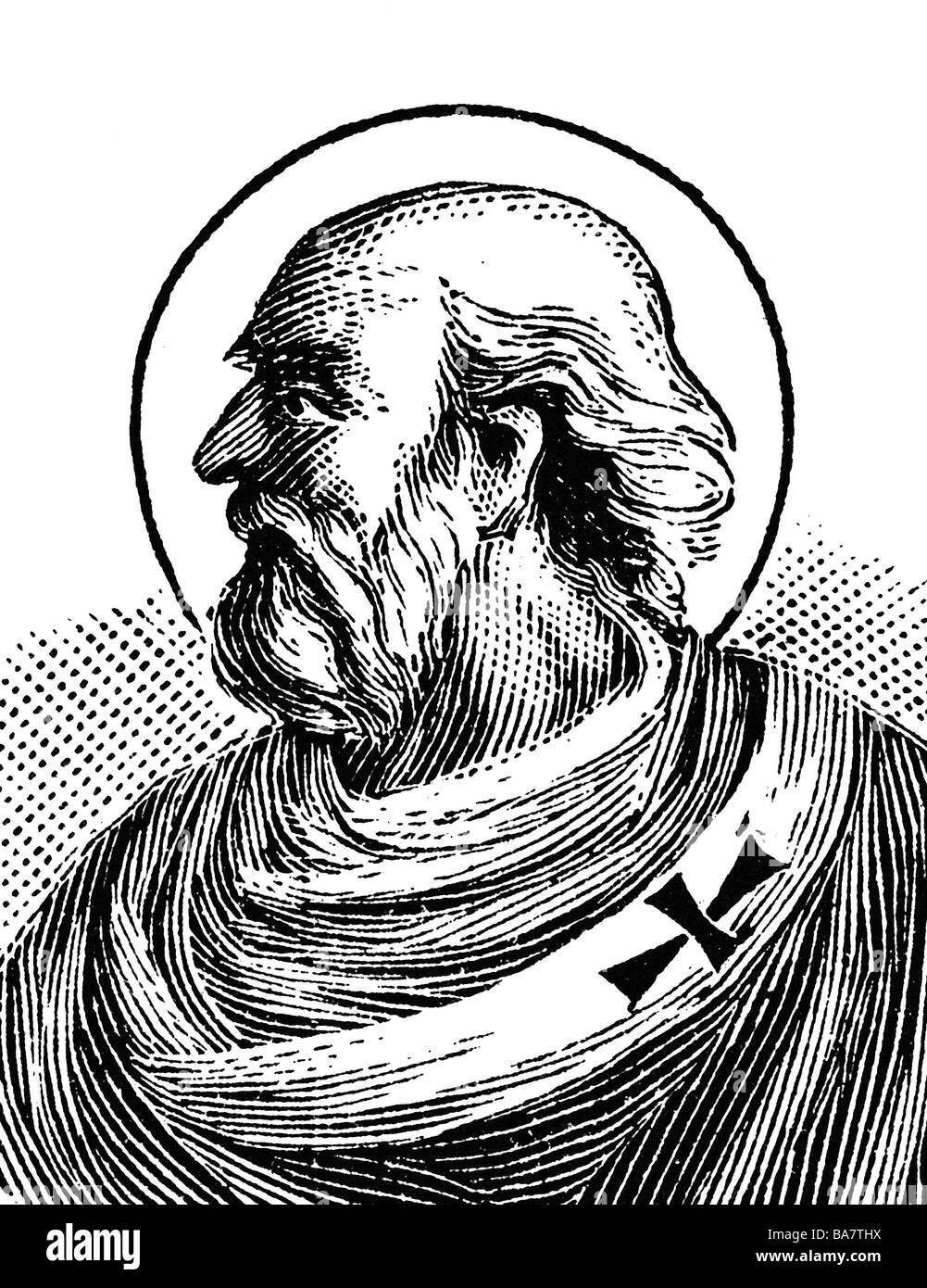 Pope saint leo ii Black and White Stock Photos & Images - Alamy