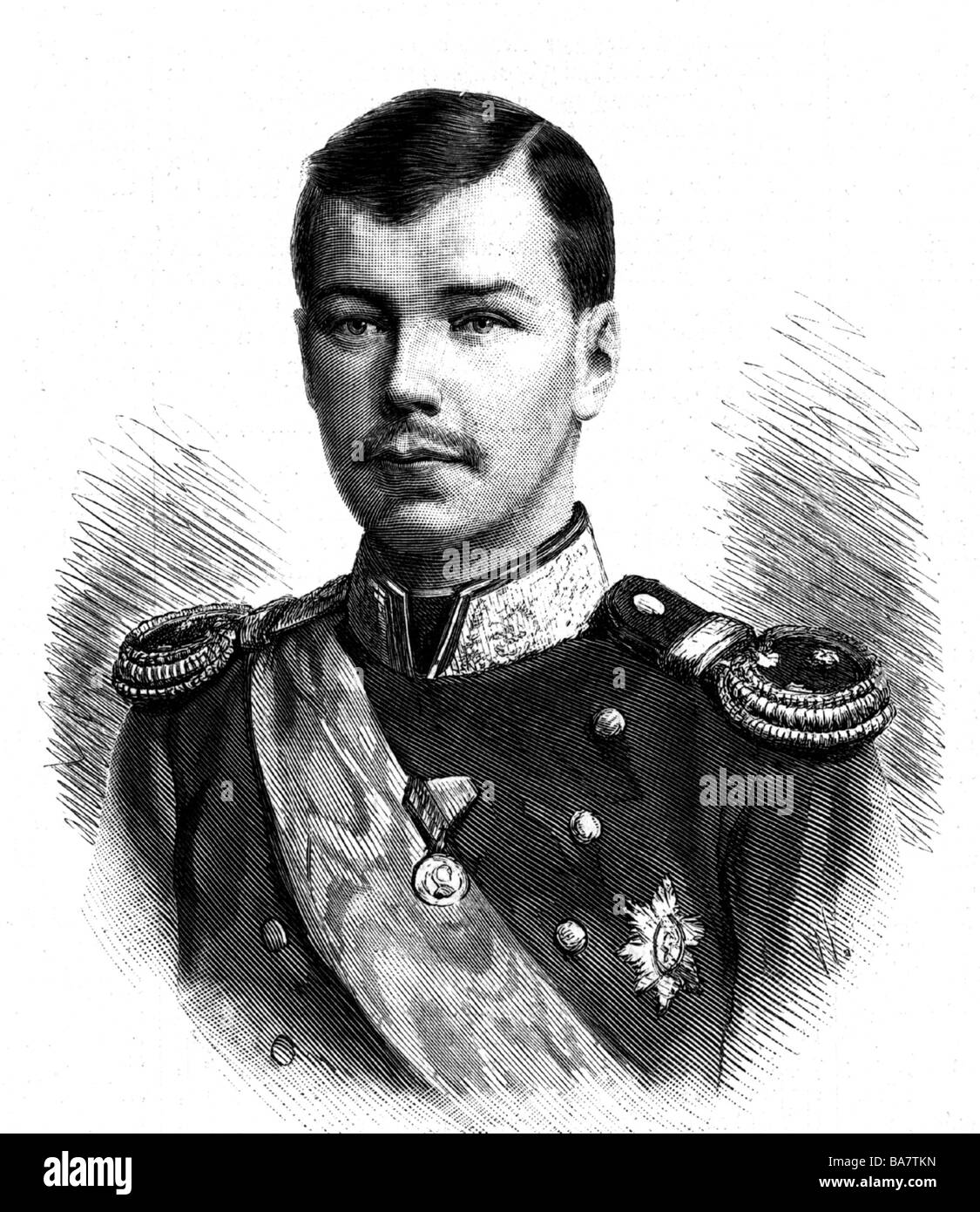 Nicholas ii 1868 1918 tsar of russia 1894 1917 Black and White Stock ...