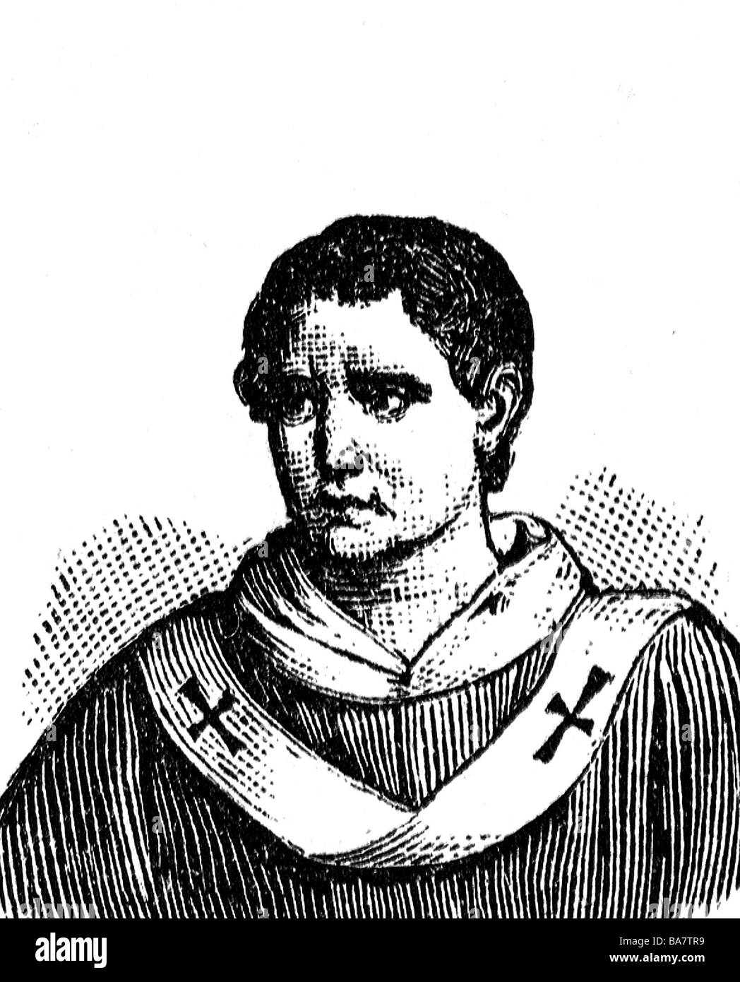 Leo V, + September 903, Pope July - September 903, portrait, wood ...