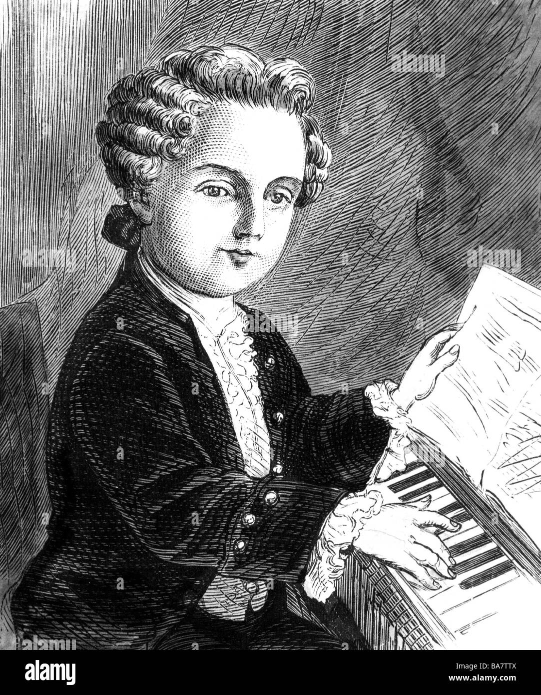 Wolfgang Amadeus Mozart Child High Resolution Stock Photography and ...