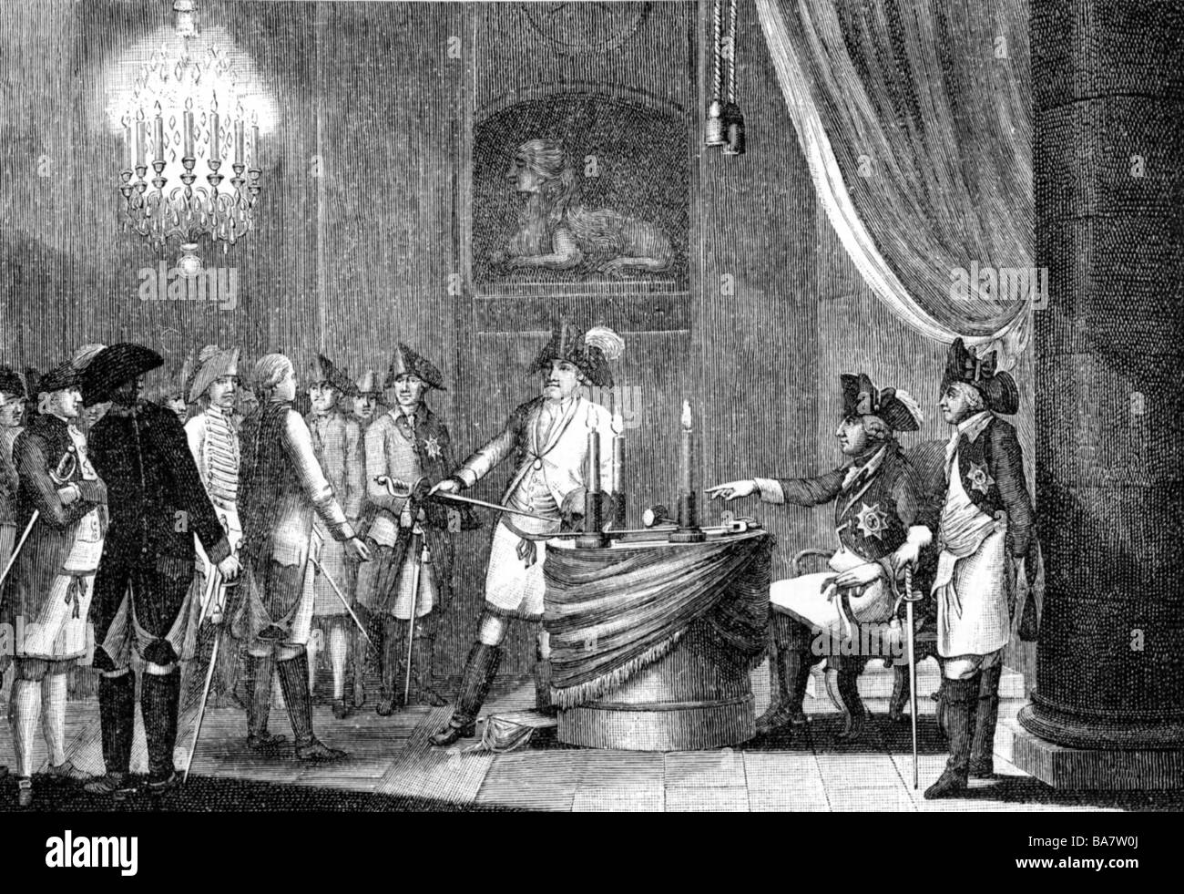 Frederick II "the Great", 24.1.1712 - 17.6.1786, King of Prussia 31.5. ...