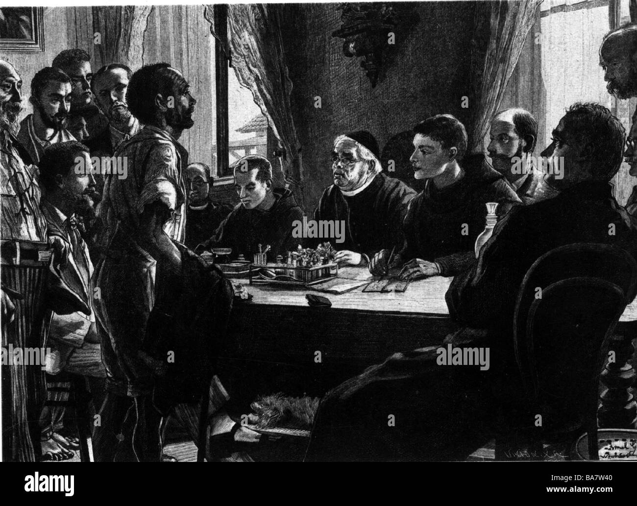 Priest sebastian kneipp Black and White Stock Photos & Images - Alamy