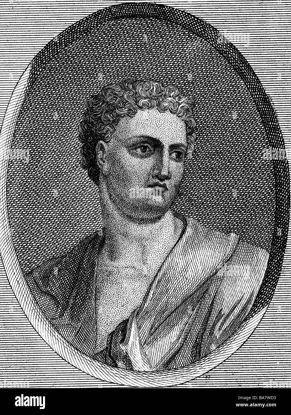 Lucullus, Lucius Licinius, 117 - 56 BC, Roman politician, portrait ...