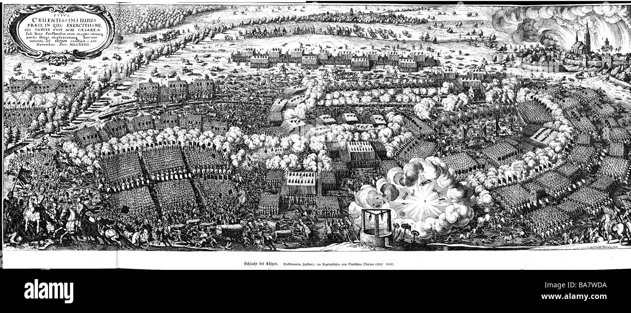 events, Thirty Years War, 1618 - 1648, Battle of Luetzen, 16.11.1632 ...