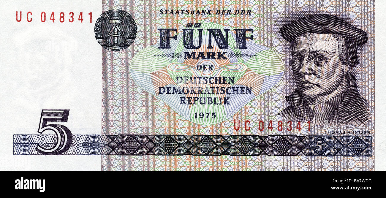 money / finance, banknotes, East Germany, 20 Mark, Central Bank of ...