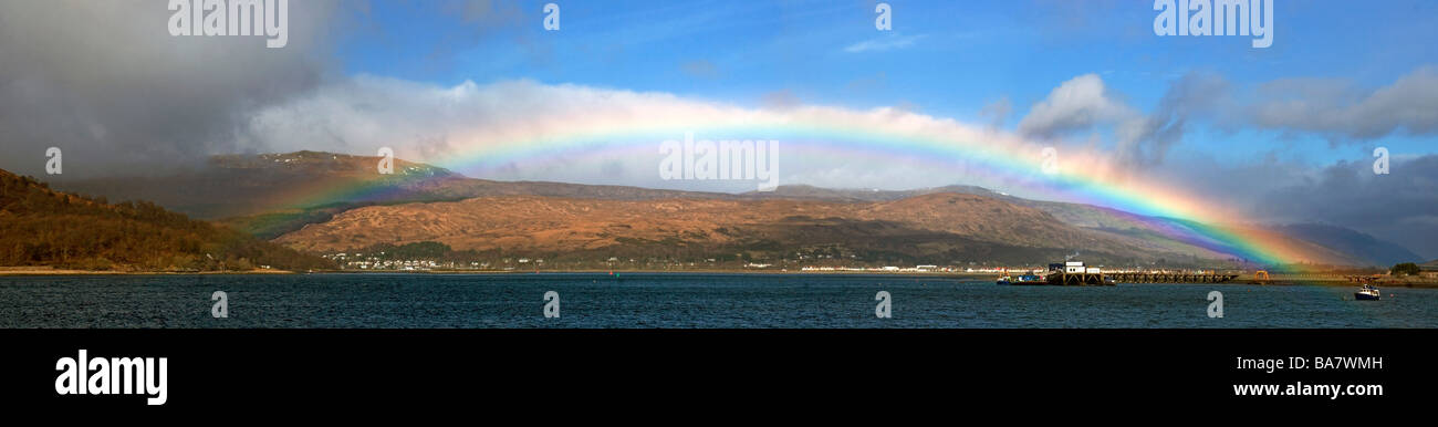 Scottish highlands rainbow hi-res stock photography and images - Alamy
