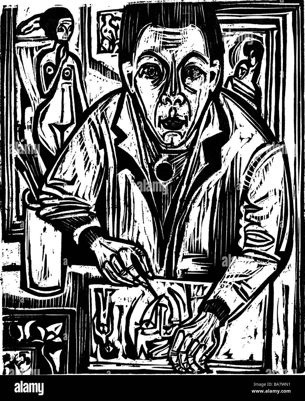 Ernst Ludwig Kirchner Self Portrait