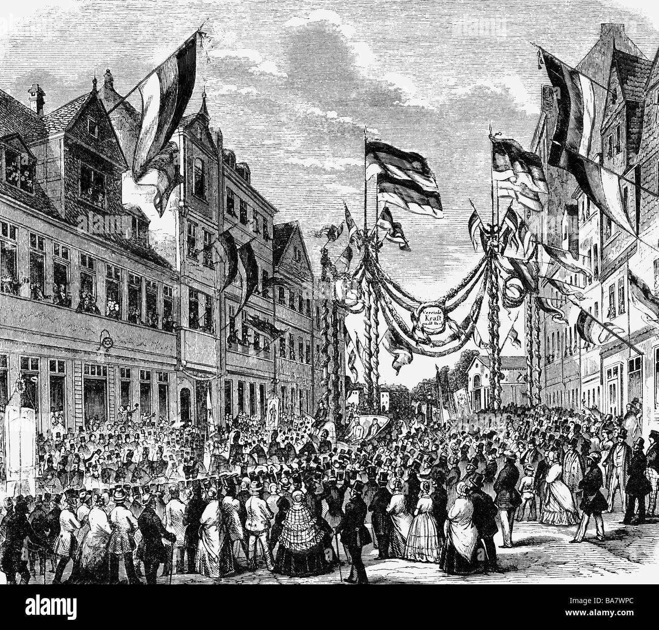 Revolution 1848 austria Black and White Stock Photos & Images - Alamy