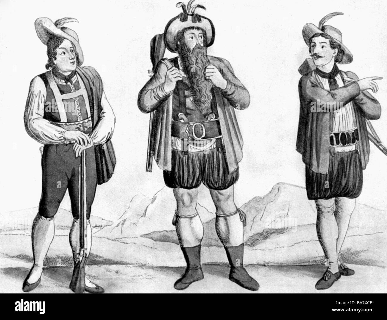 Tyrolian freedom fighter Black and White Stock Photos & Images - Alamy