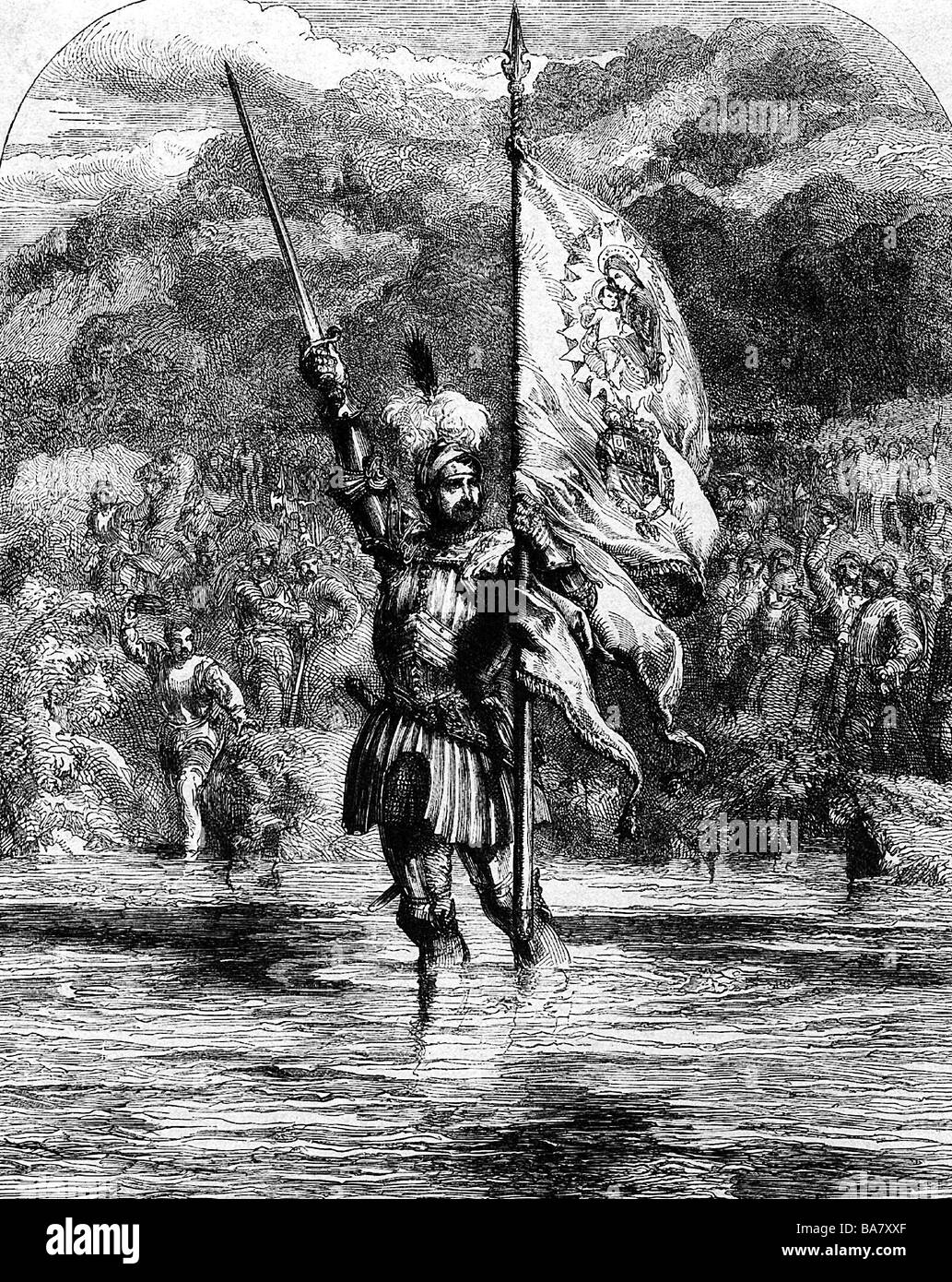 Balboa, Vasco Nunez de, circa 1475 - 15.1.1519, Spanish explorer and ...