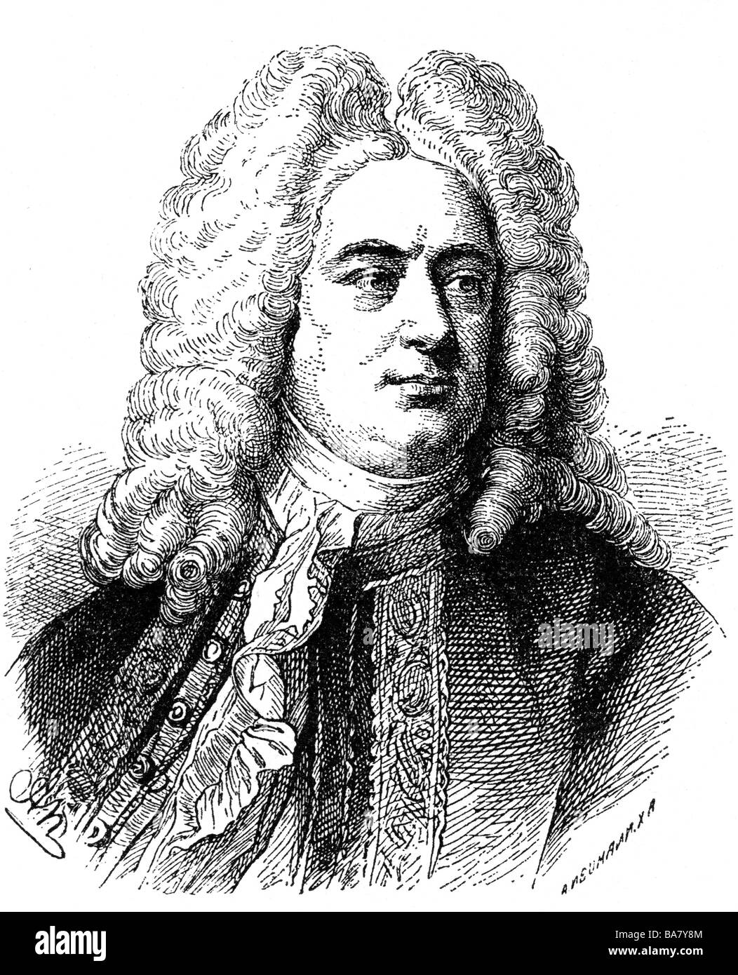 Handel, George Frederic, 23.2.1685 - 14.4.1759, German composer ...