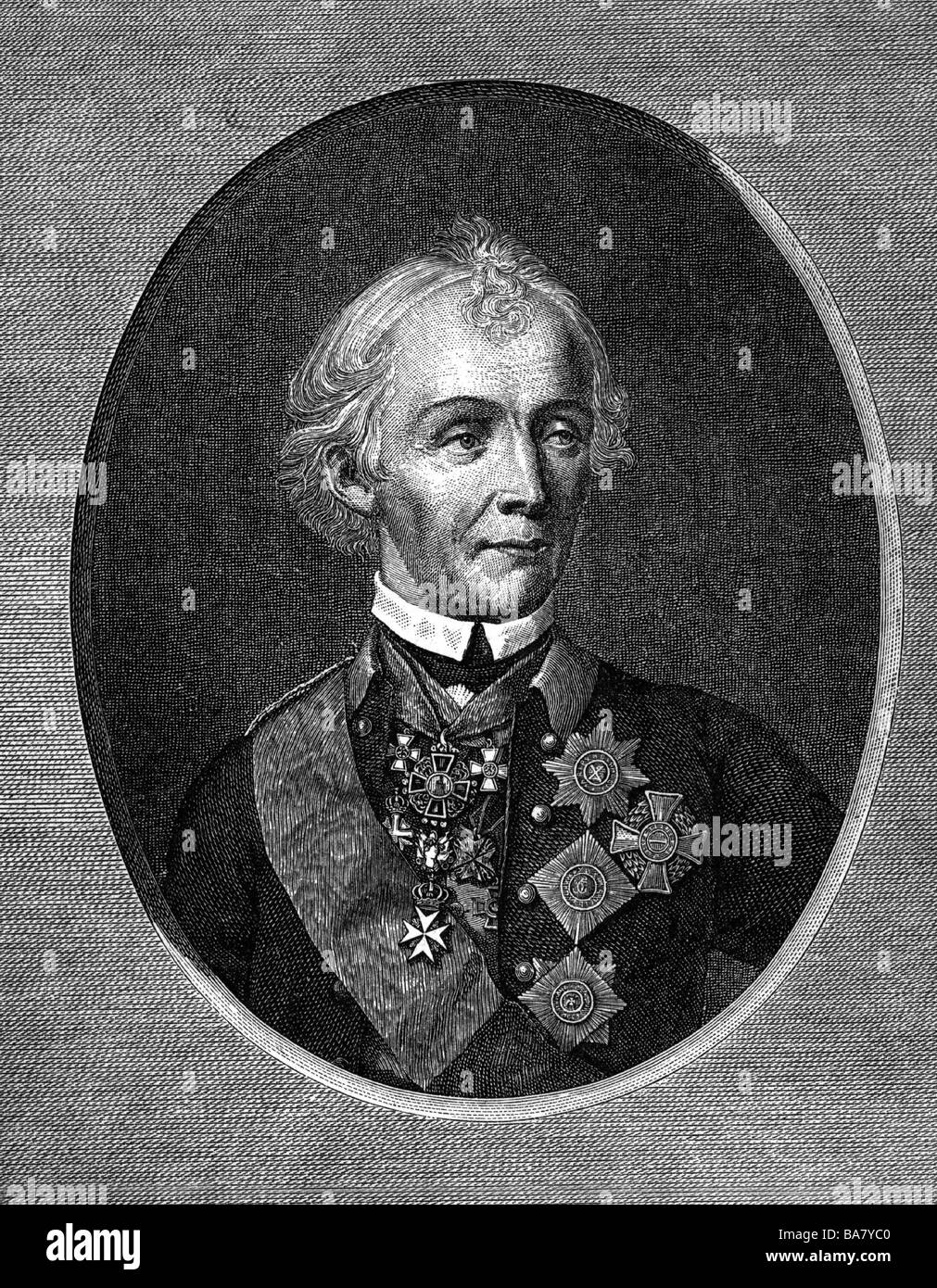 Russian general alexander suvorov hi-res stock photography and images ...