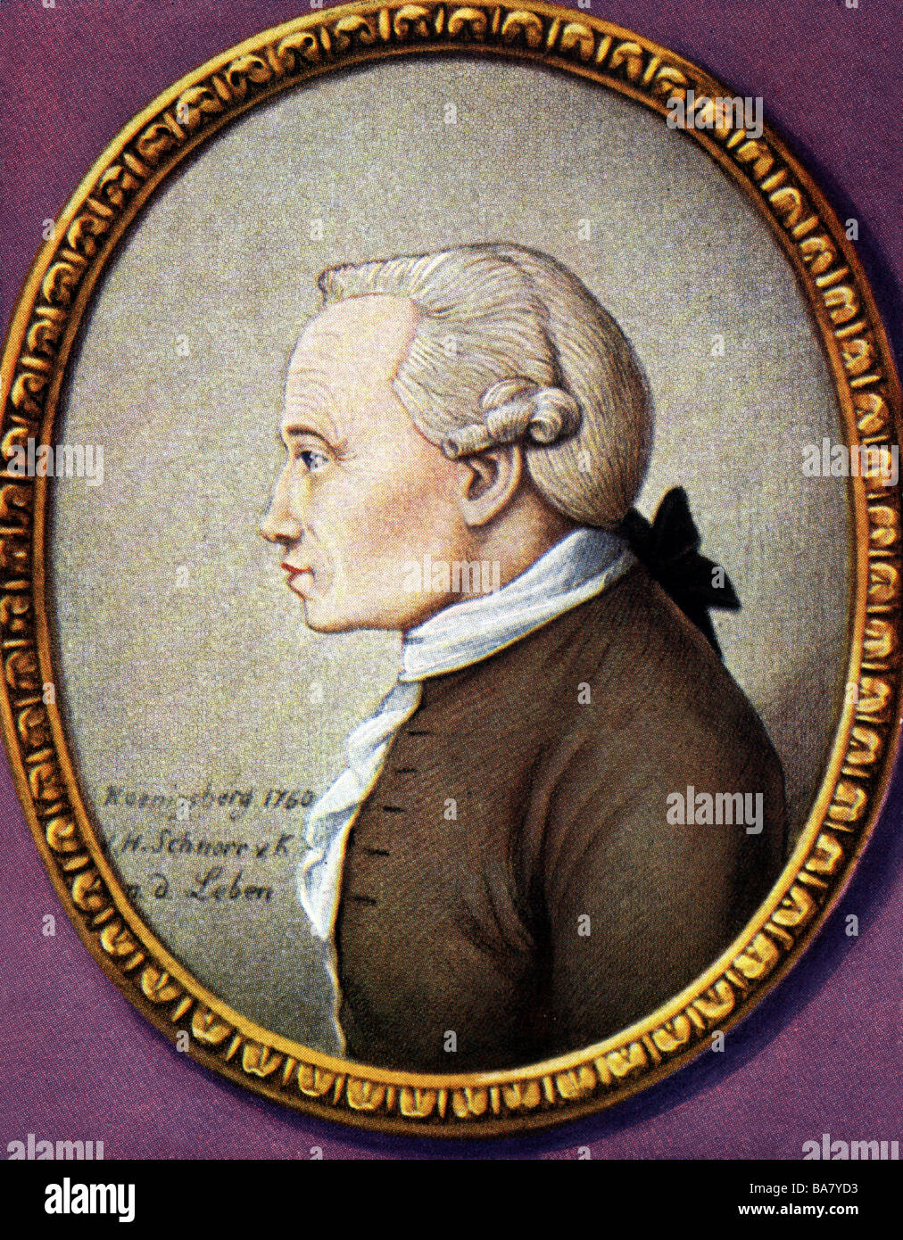 Immanuel kant portrait hi-res stock photography and images - Alamy