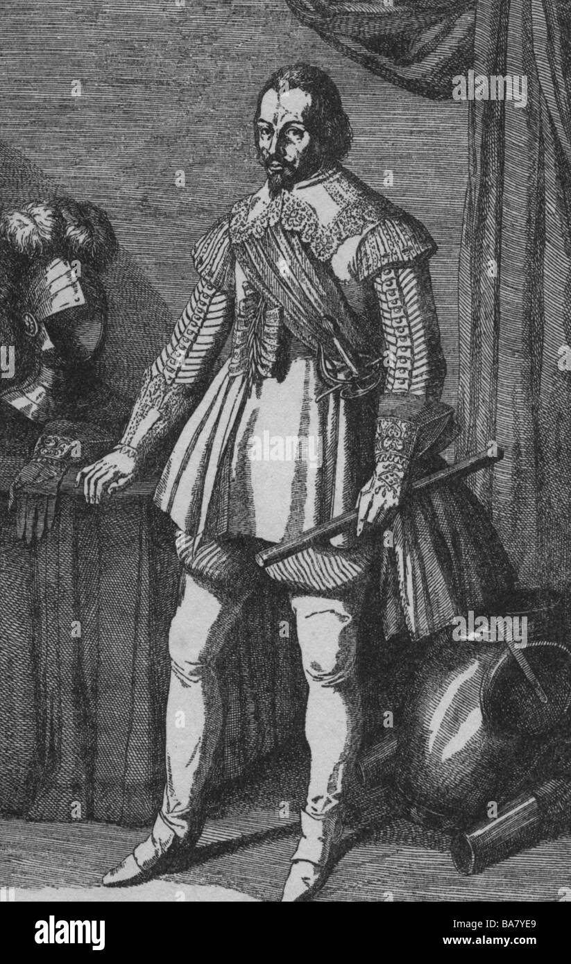 Wallenstein, Albrecht von, 14.9.1583 - 25.2.1634, Imperial general ...