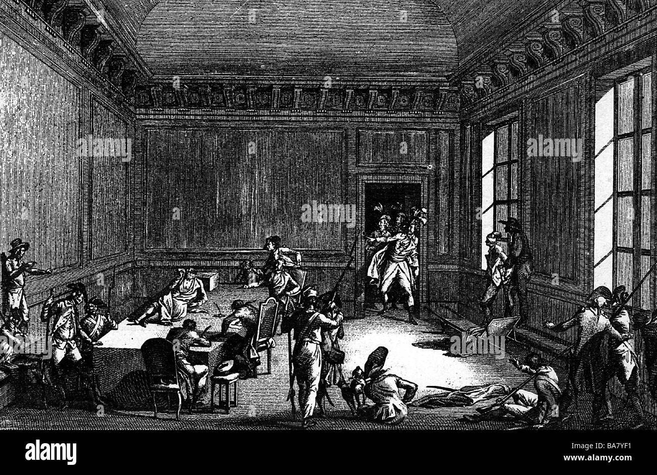 Maximilien robespierre french revolution Black and White Stock Photos ...