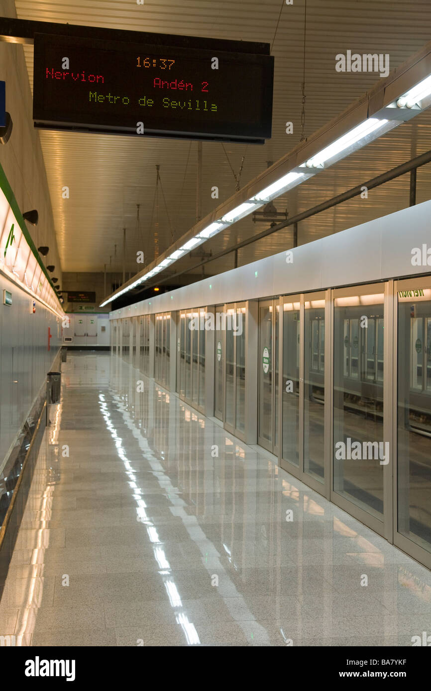 Seville metro train hi-res stock photography and images - Alamy