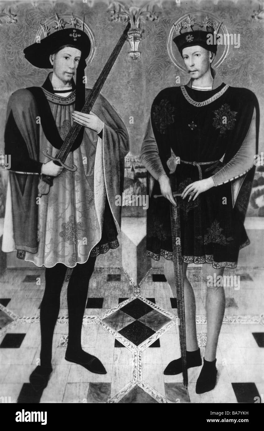 Abdon and Sennen, saints, two martyrs from Persia, circa 250 AD ...