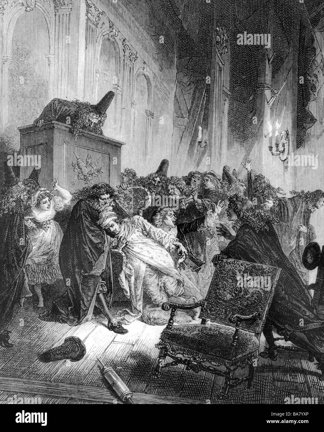 Moliere, 15.1.1622 - 17.2.1673, French author/writer and theatre ...