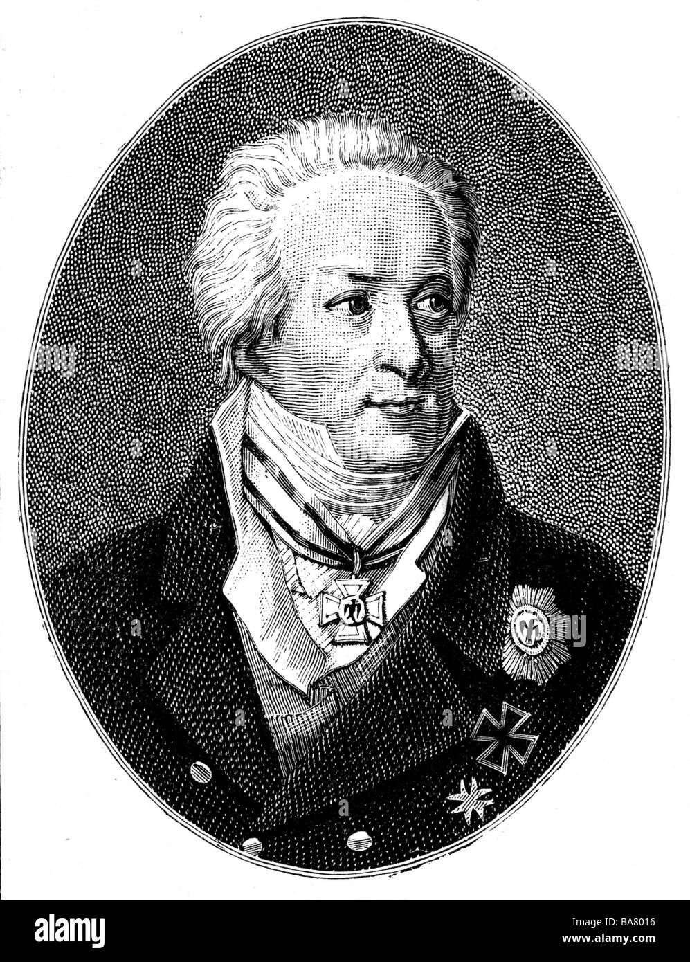 Hardenberg, Karl August, 31.5.1750 - 26.11.1822, Prussian politician ...