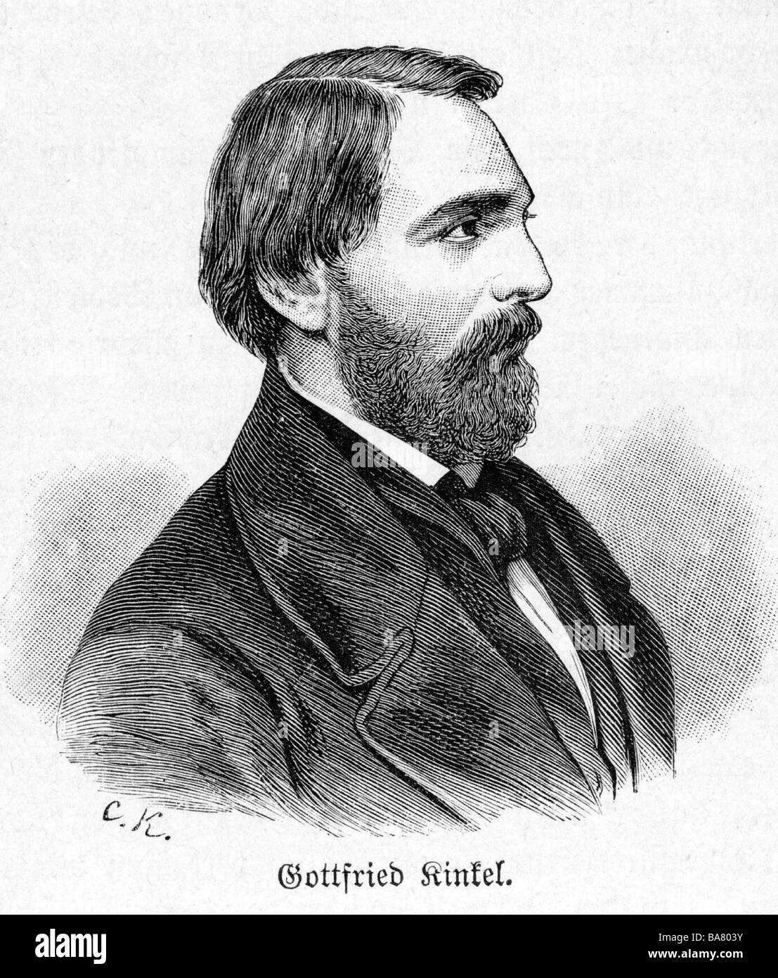 Kinkel johann gottfried Black and White Stock Photos & Images - Alamy