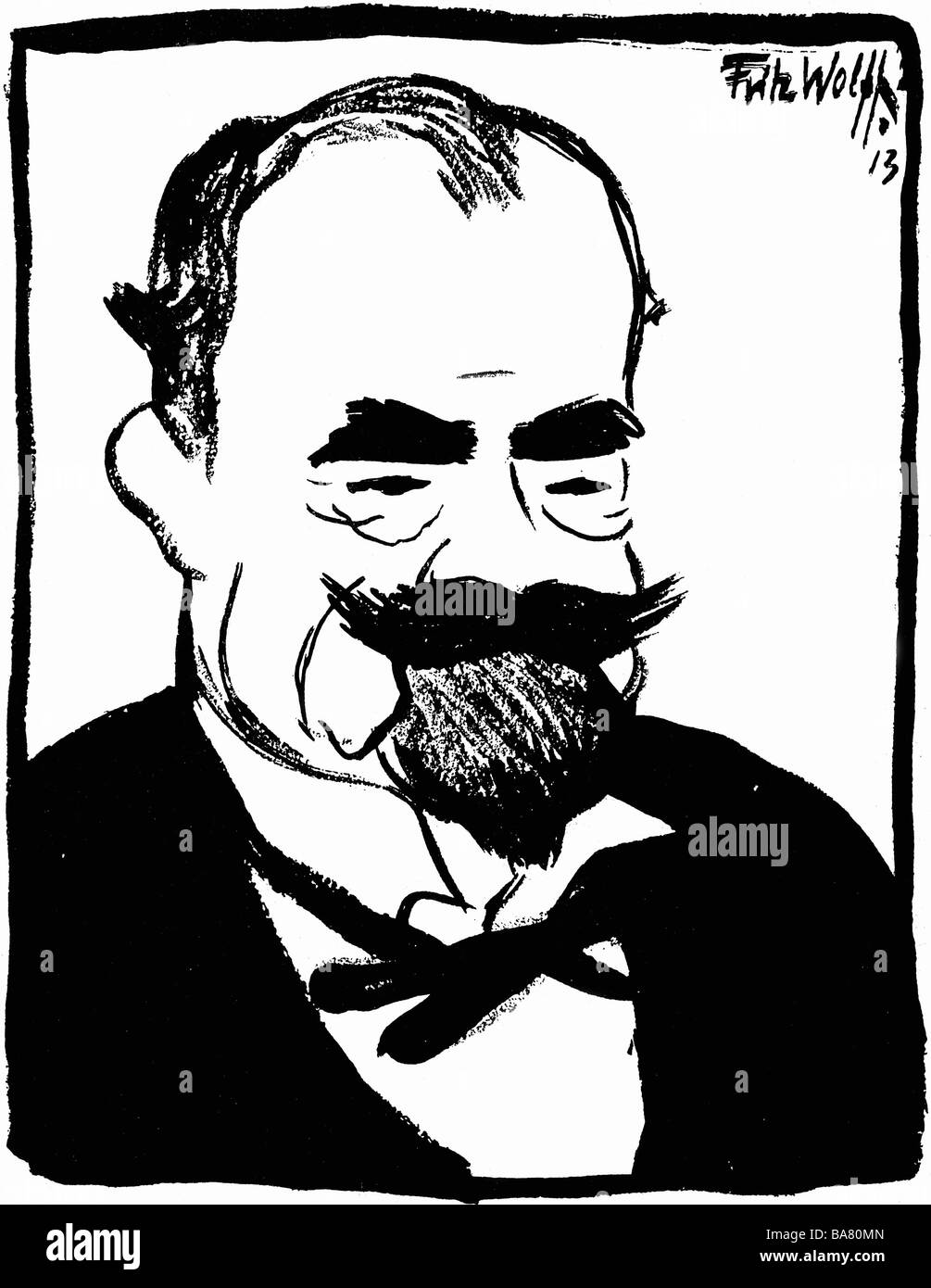 Drawing by fritz wolff Black and White Stock Photos & Images - Alamy