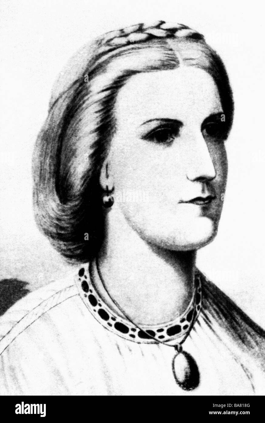 Burton, Isabel, 20.3.1831 - 22.3.1896, British traveler and authoress ...