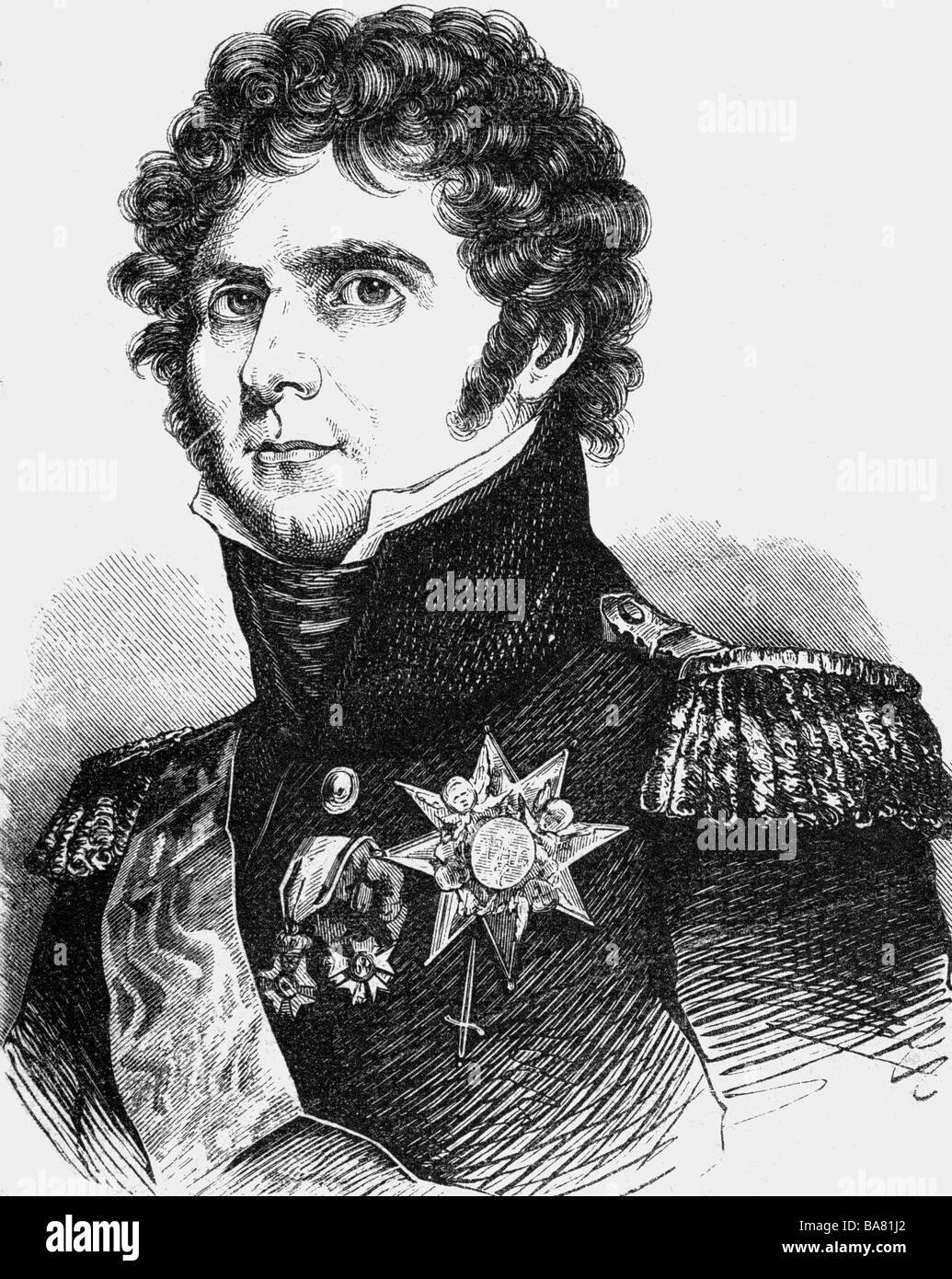 Portrait of jean baptiste bernadotte hi-res stock photography and ...