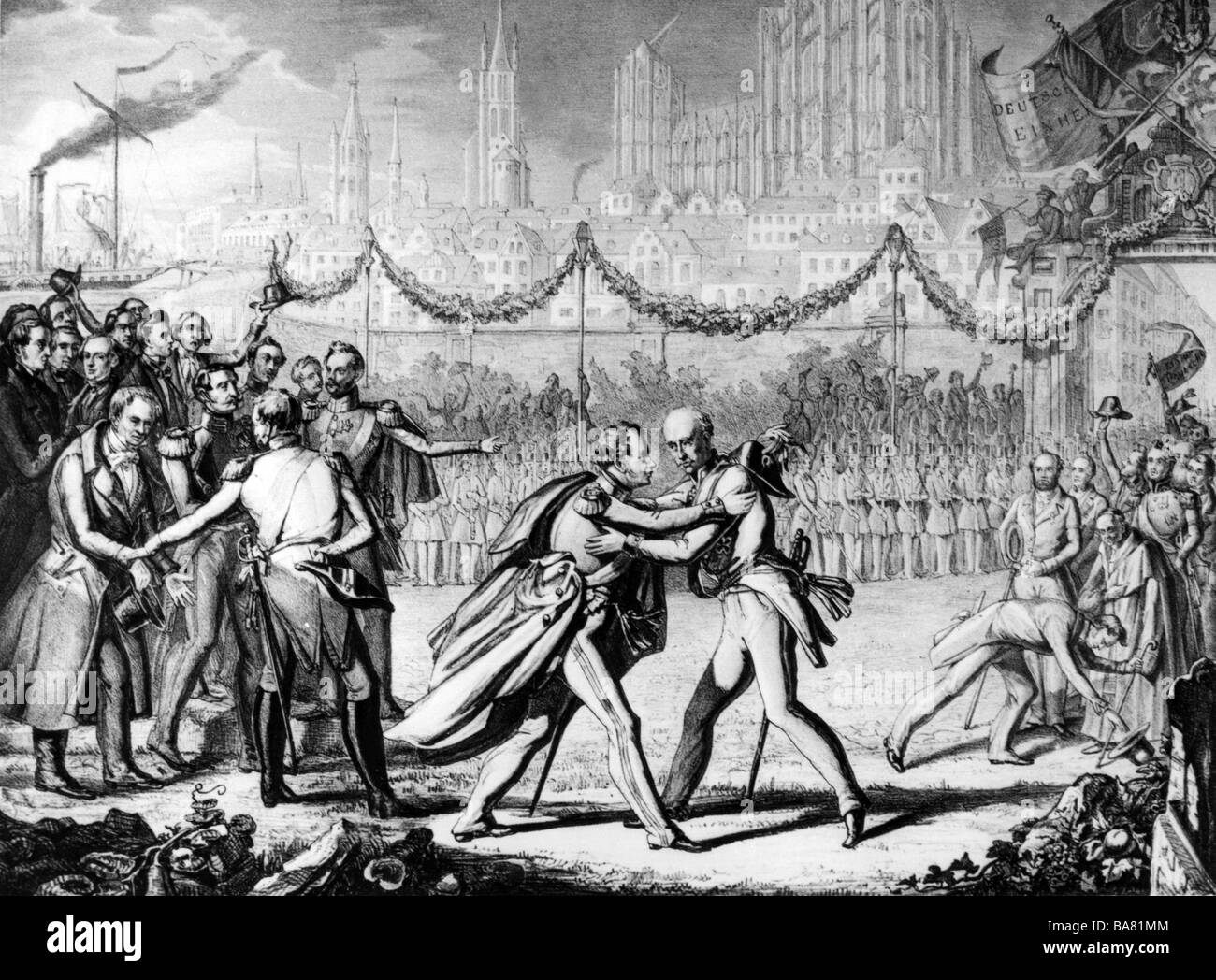 Revolution 1848 austria Black and White Stock Photos & Images - Alamy