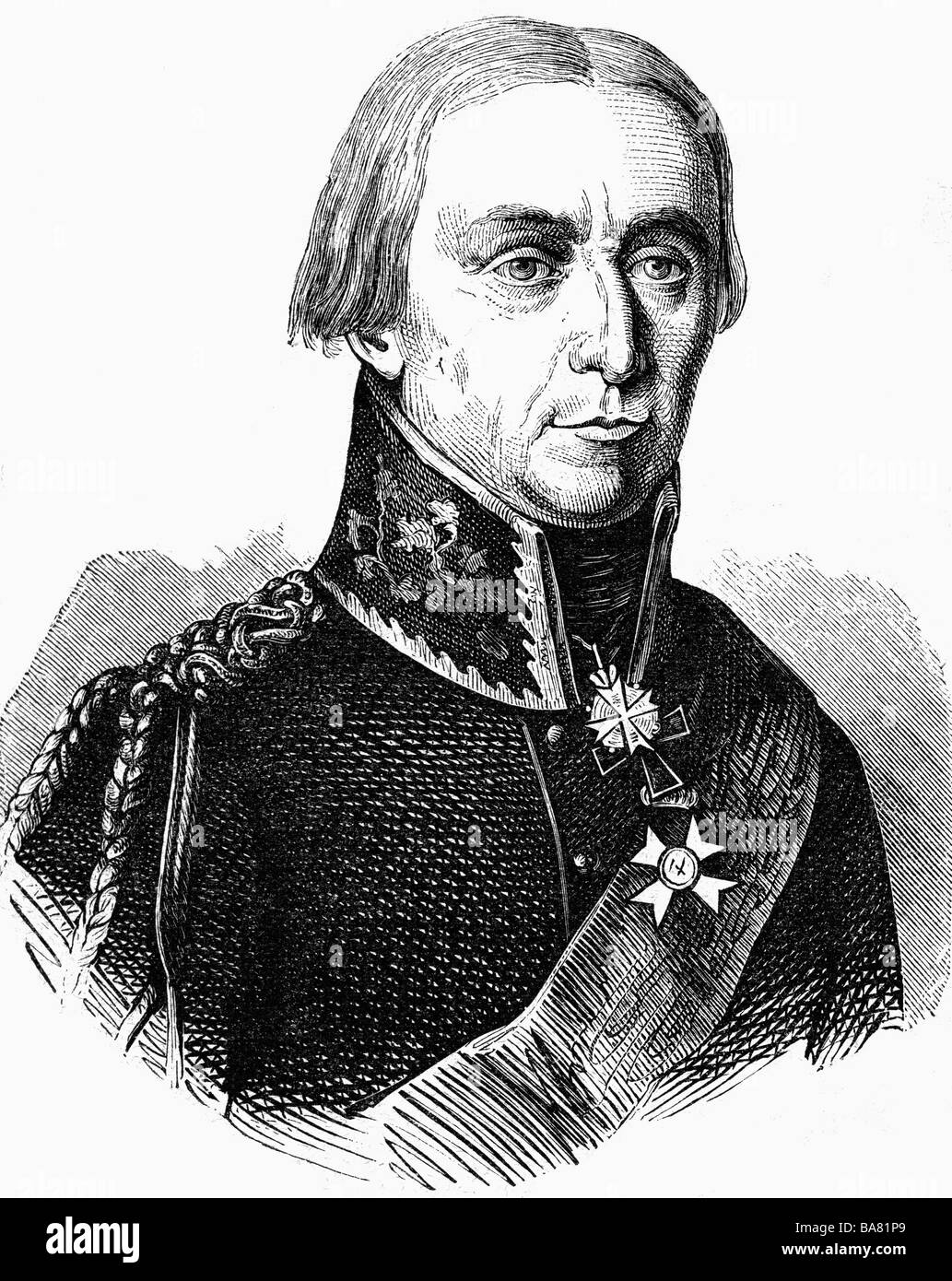 Count friedrich wilhelm bulow von dennewitz hi-res stock photography ...