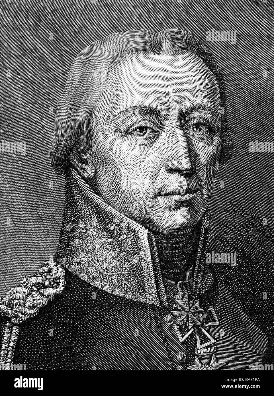 Count friedrich wilhelm bulow von dennewitz hi-res stock photography ...