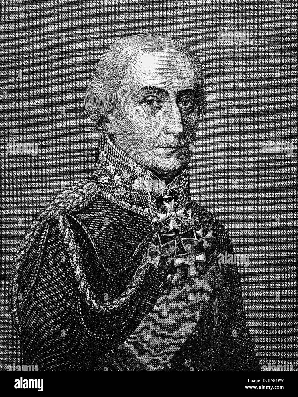 Count friedrich wilhelm bulow von dennewitz hi-res stock photography ...