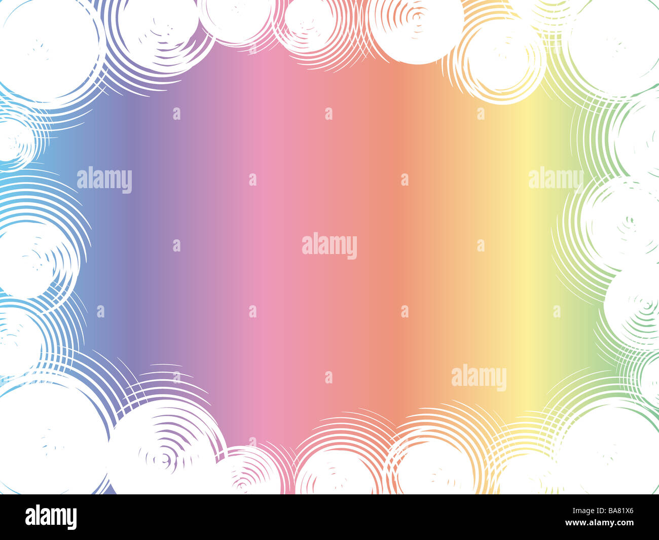 abstract rainbow circle background Vector Stock Photo - Alamy