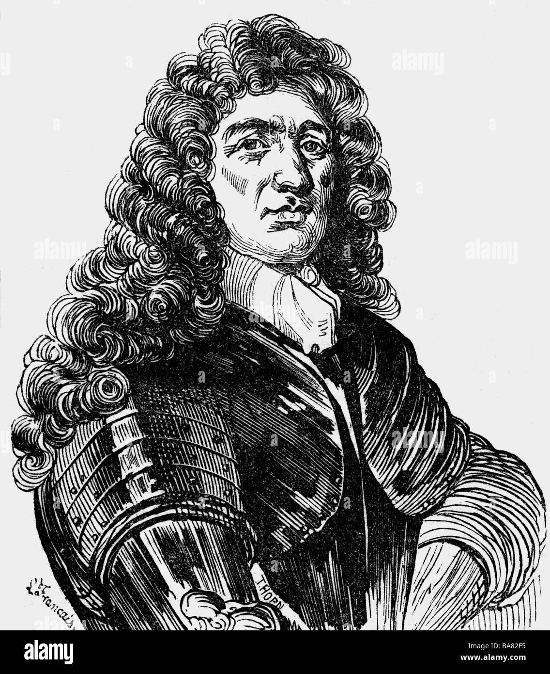 Sebastien de vauban french military engineer Black and White Stock ...