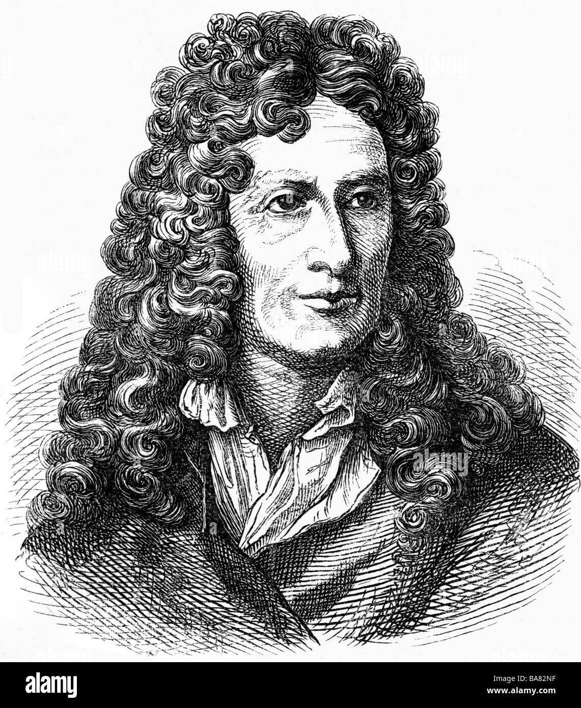 Boileau, Nicolas, 1.11.1636 - 13.3.1711, French author / writer ...