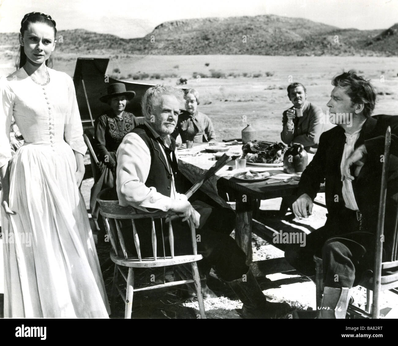 The Unforgiven 1960 Ua Film With Audrey Hepburn And Burt Lancaster At