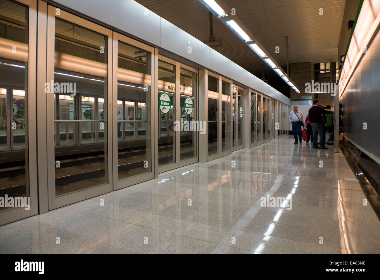 Seville metro passenger hi-res stock photography and images - Alamy