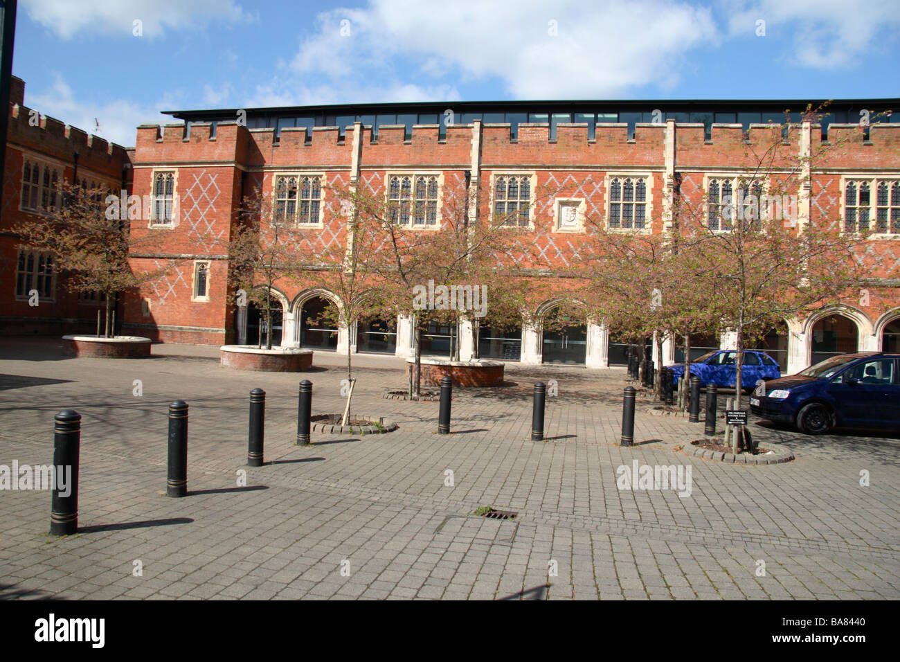The New Schools yard, part of Eton College, Slough Road, Windsor ...