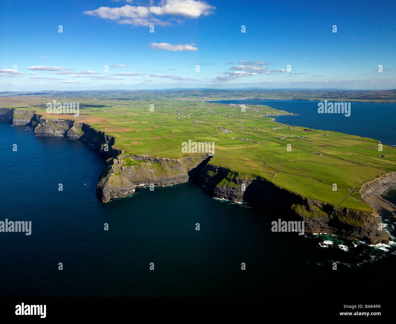 Cliffs of moher co clare aerial ireland hi-res stock photography and ...
