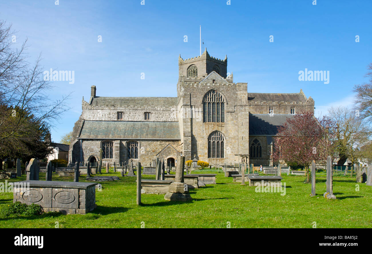 Cartmel Priory, Cartmel village, Cumbria, England UK Stock Photo - Alamy
