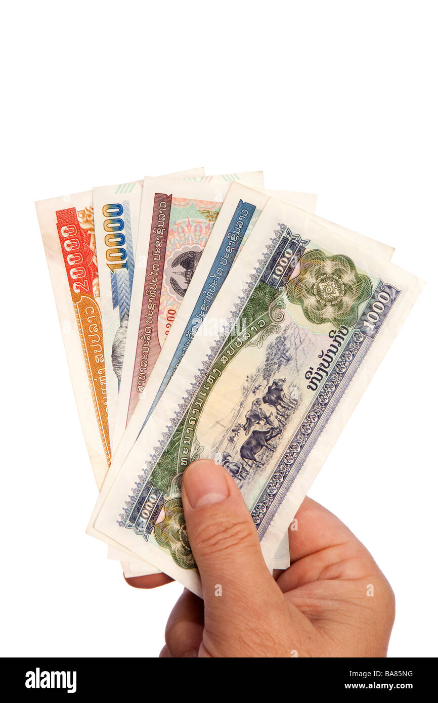 Laos currency hi-res stock photography and images - Alamy