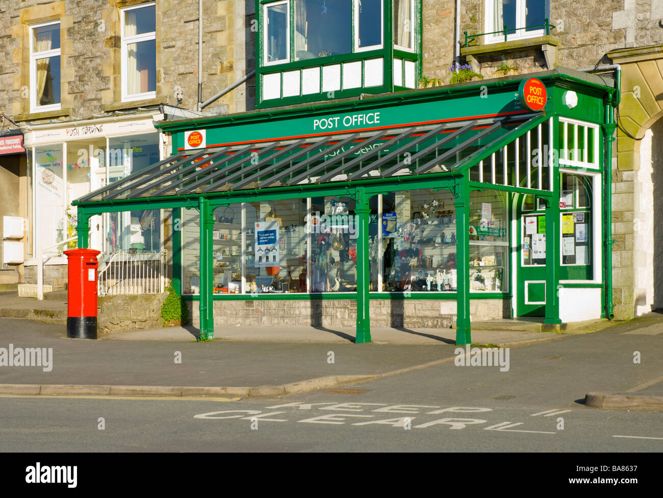 Post Office on the Promenade, Arnside, Cumbria, England UK Stock Photo ...