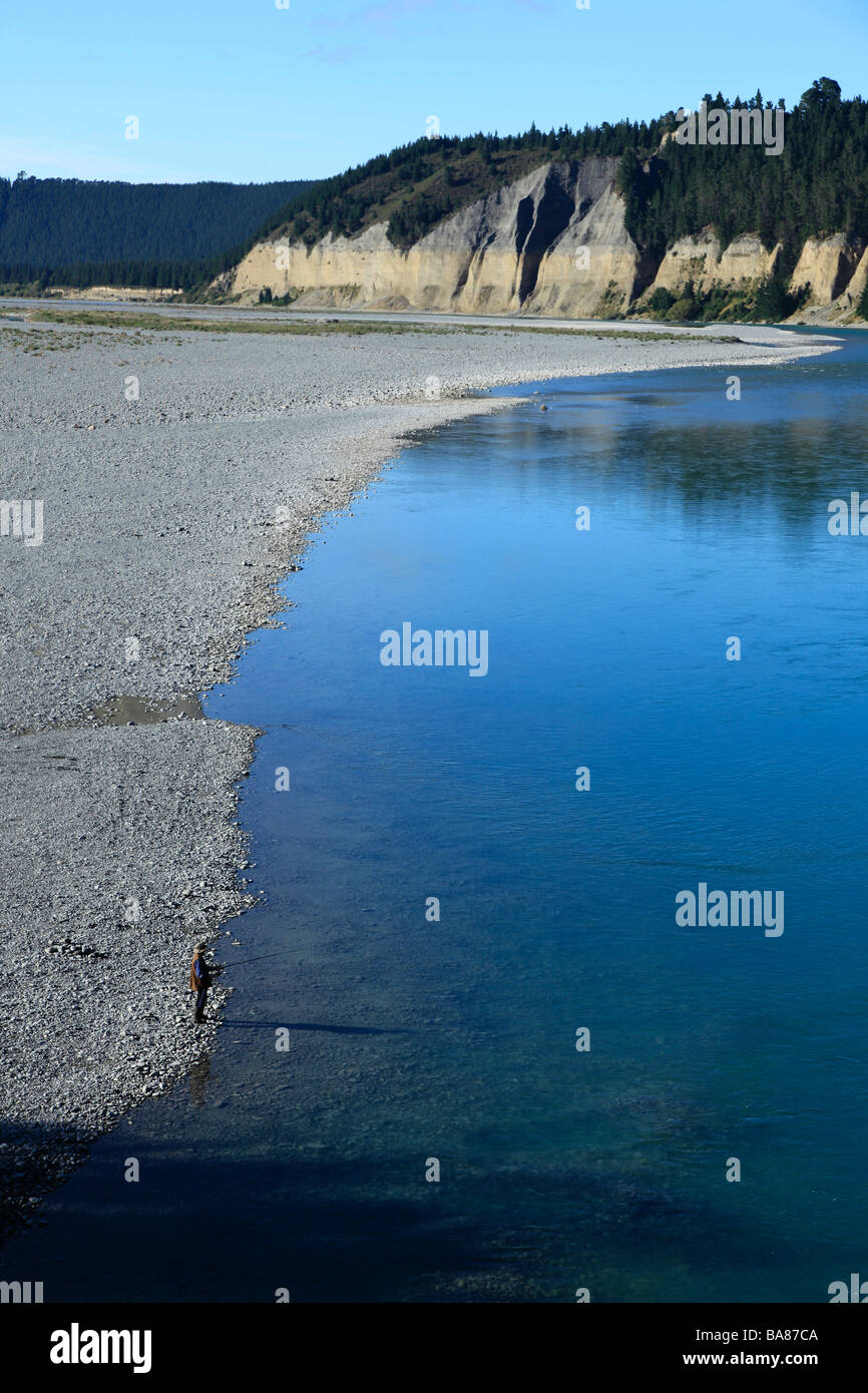 Braided rakaia river hi-res stock photography and images - Alamy