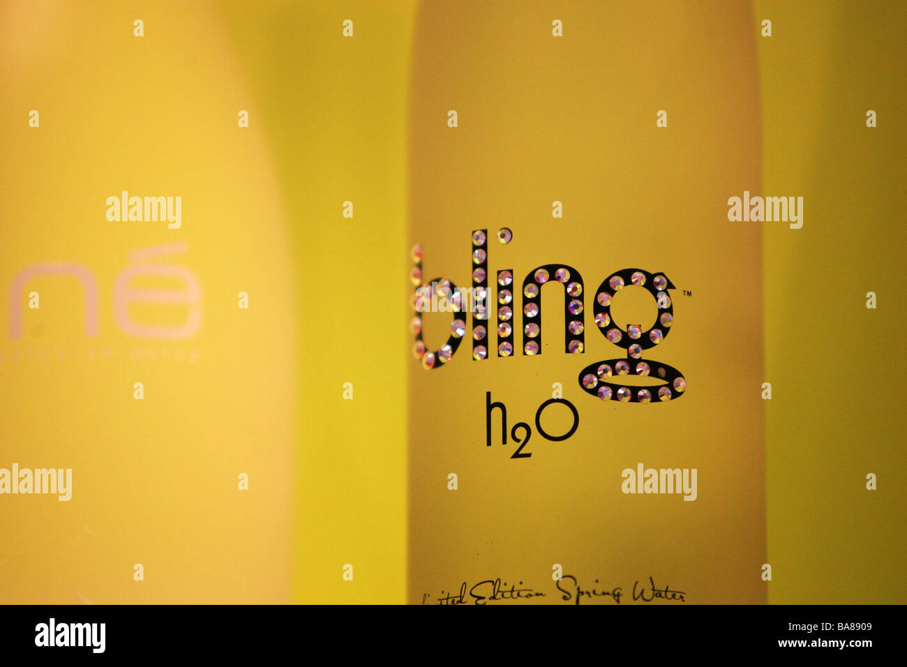 Bottle of Bling H2o mineral water Stock Photo - Alamy