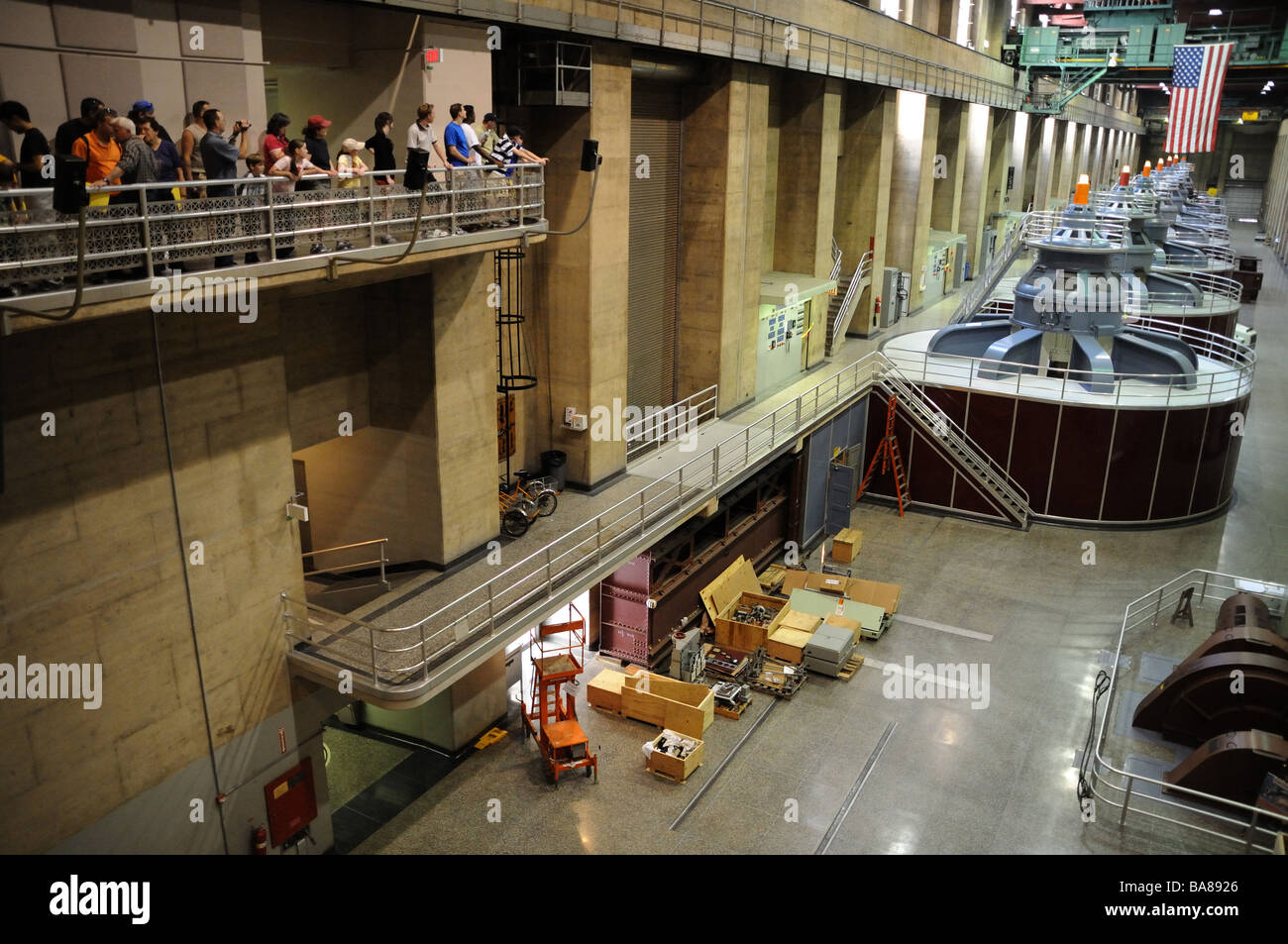 United States: Hoover Dam electric-power generating station Stock Photo ...